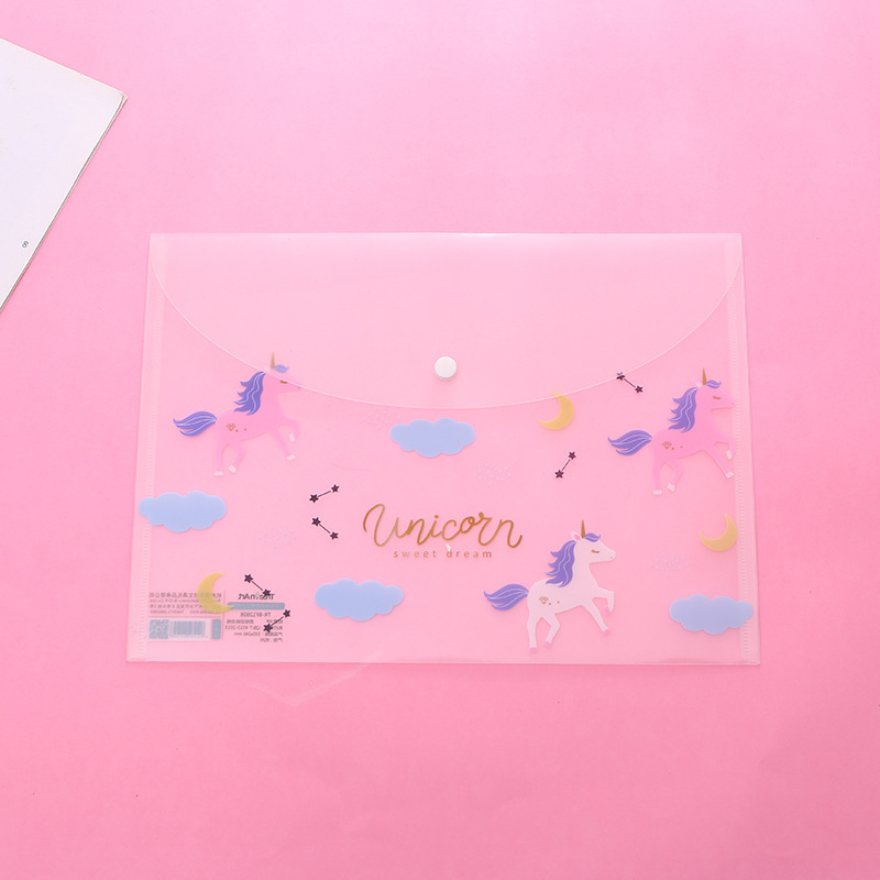 Flying Sky Unicorn File Bag Document Bag File Fold... – Vicedeal