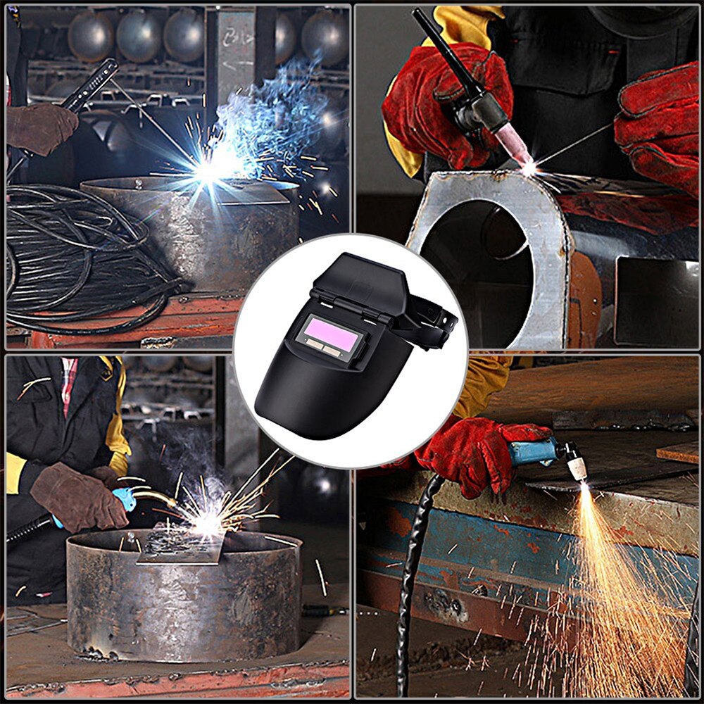 Electric Welding Mask Helmet Darkening Adjustable ... – Vicedeal