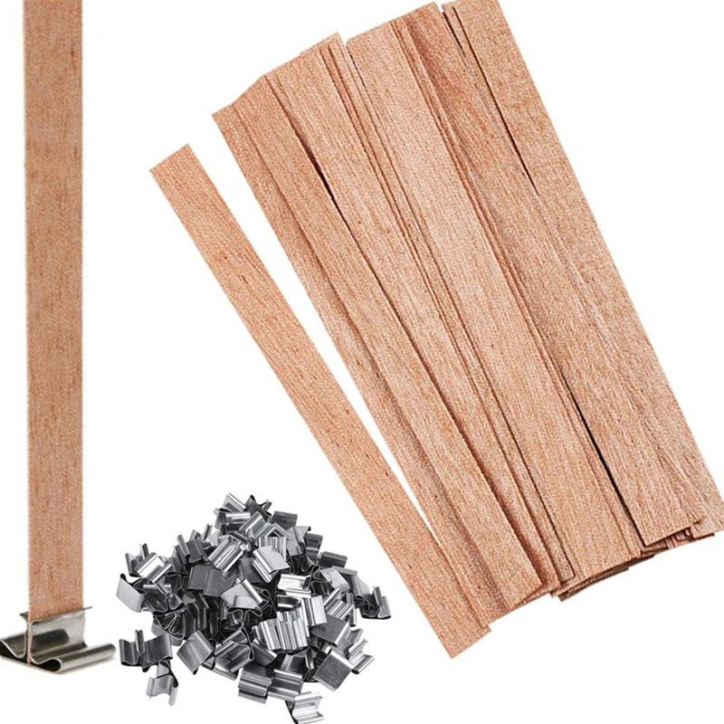 Mechas de madera para velas, mechas de madera con ... – Grandado