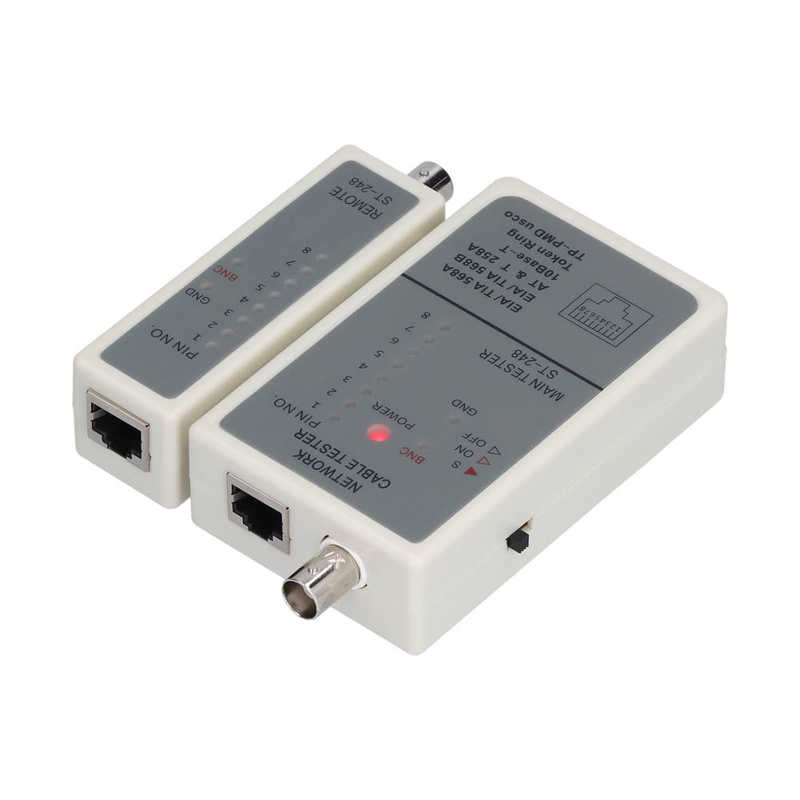 Network Cable Tester Automatic Scanning RJ45 RJ12 ... – Grandado