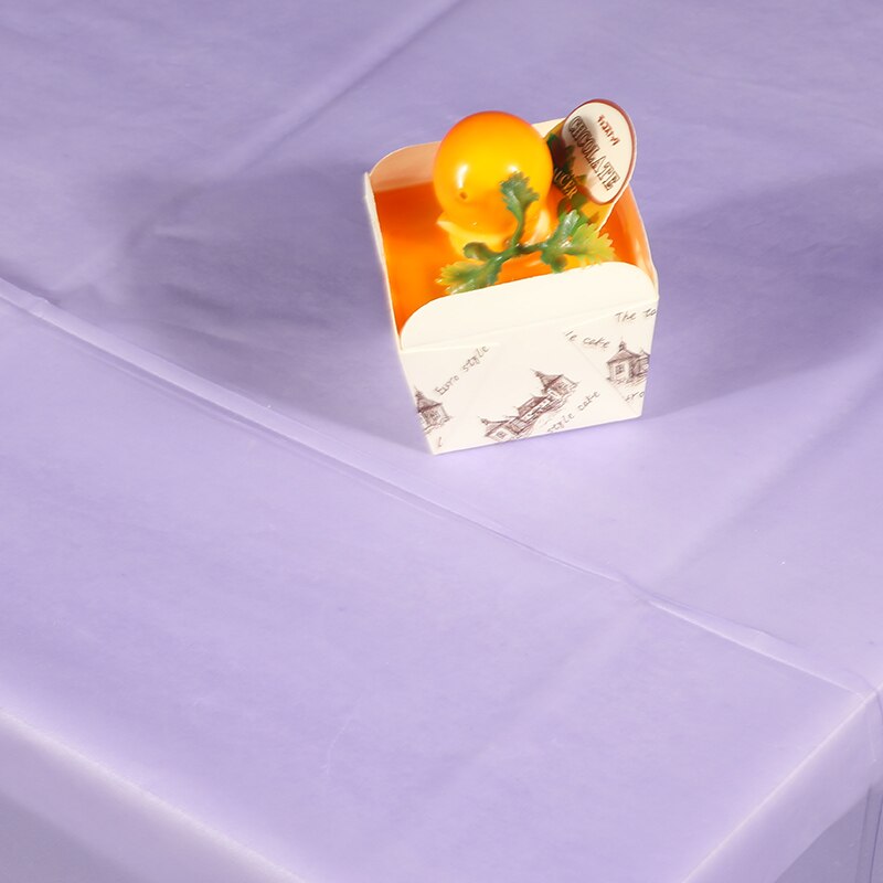 D&Z Purple Disposable PE Tablecloth for Banquet We... – Grandado