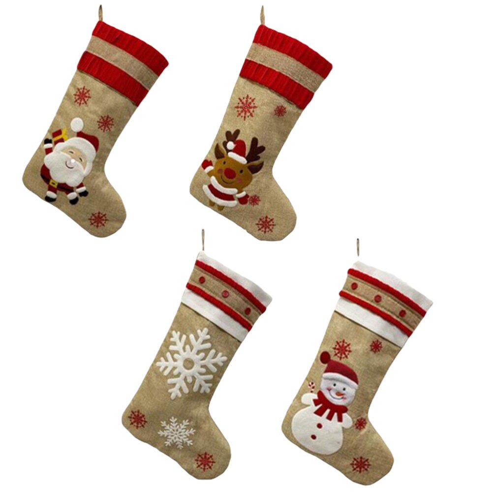 4PCS Adorable Christmas Stockings Party Christmas ... – Vicedeal