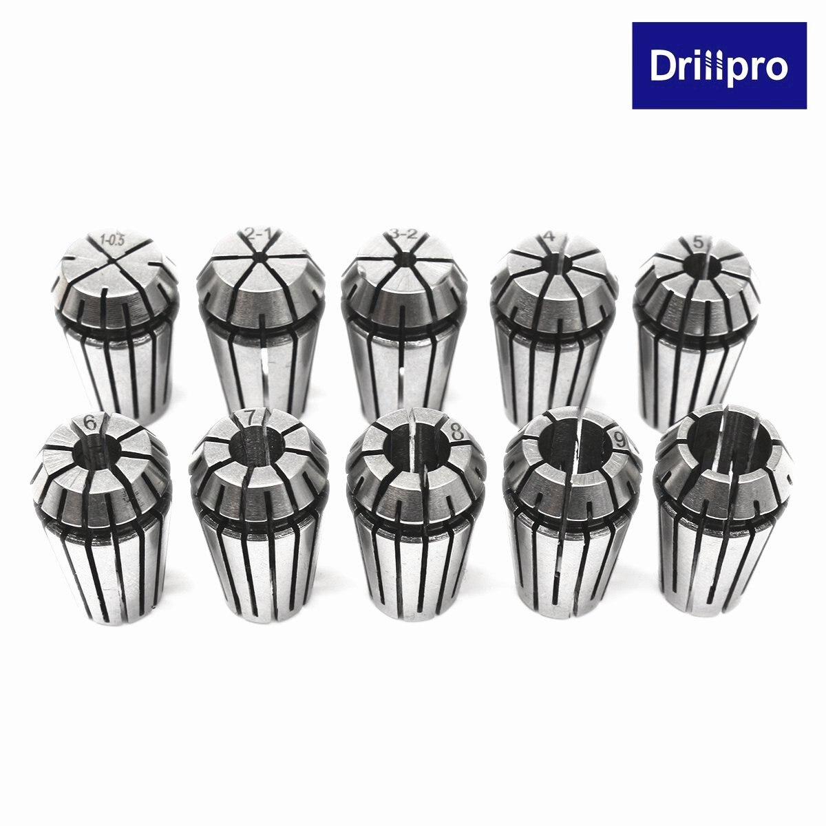 10 Stks/set ER16 1-10Mm Spring Collet Set Voor Cnc... – Grandado