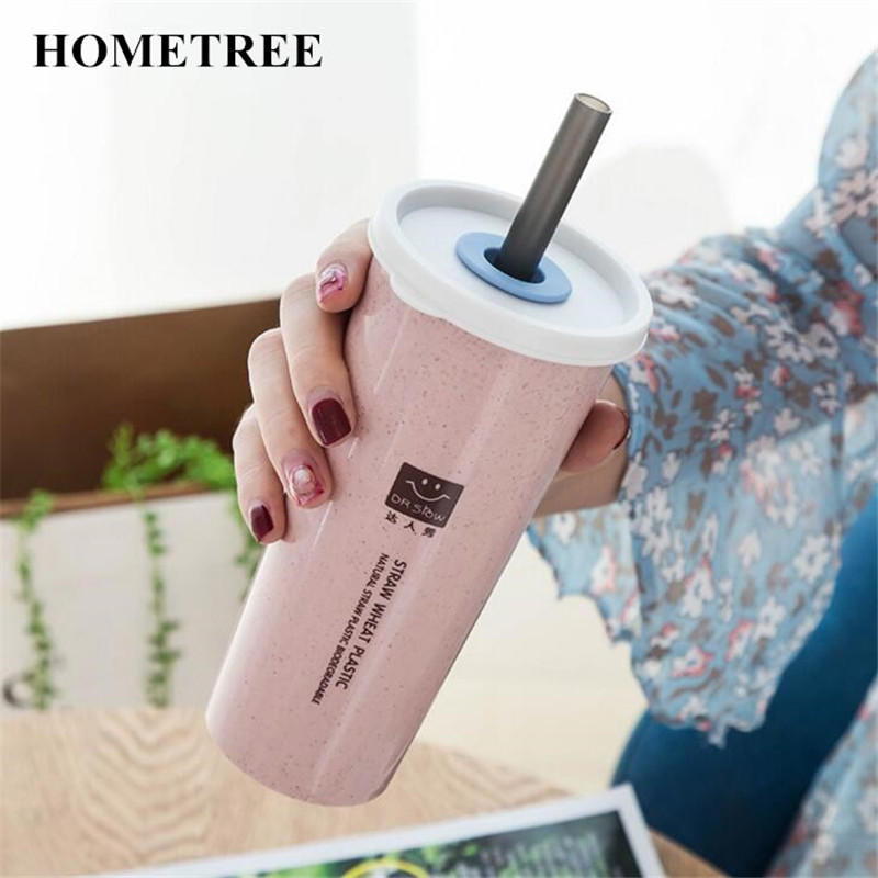 Hometree 450 Ml Water Cup Met Stro Cola Koffie Cup... – Grandado
