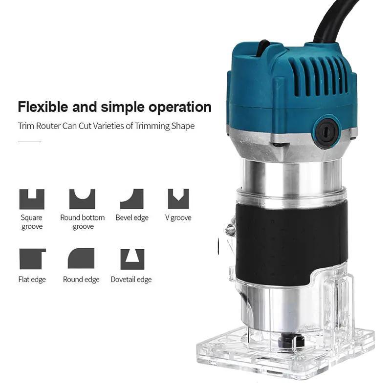 800W Woodworking Electric Trimmer Wood Milling Eng... – Vicedeal