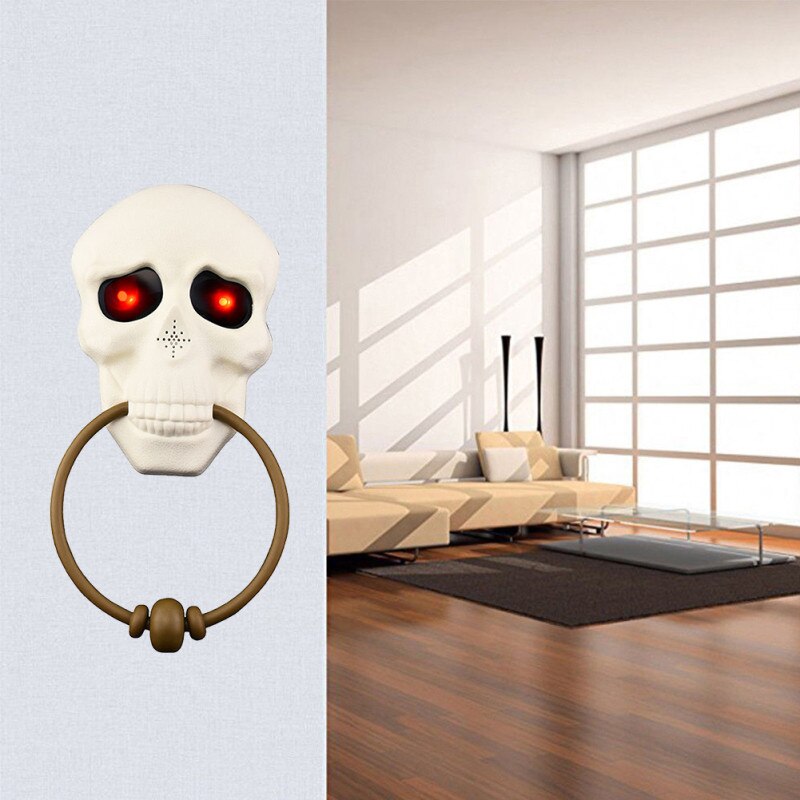 Halloween Ring Bell Door Mummy Skull Doorbell Weir... – Vicedeal