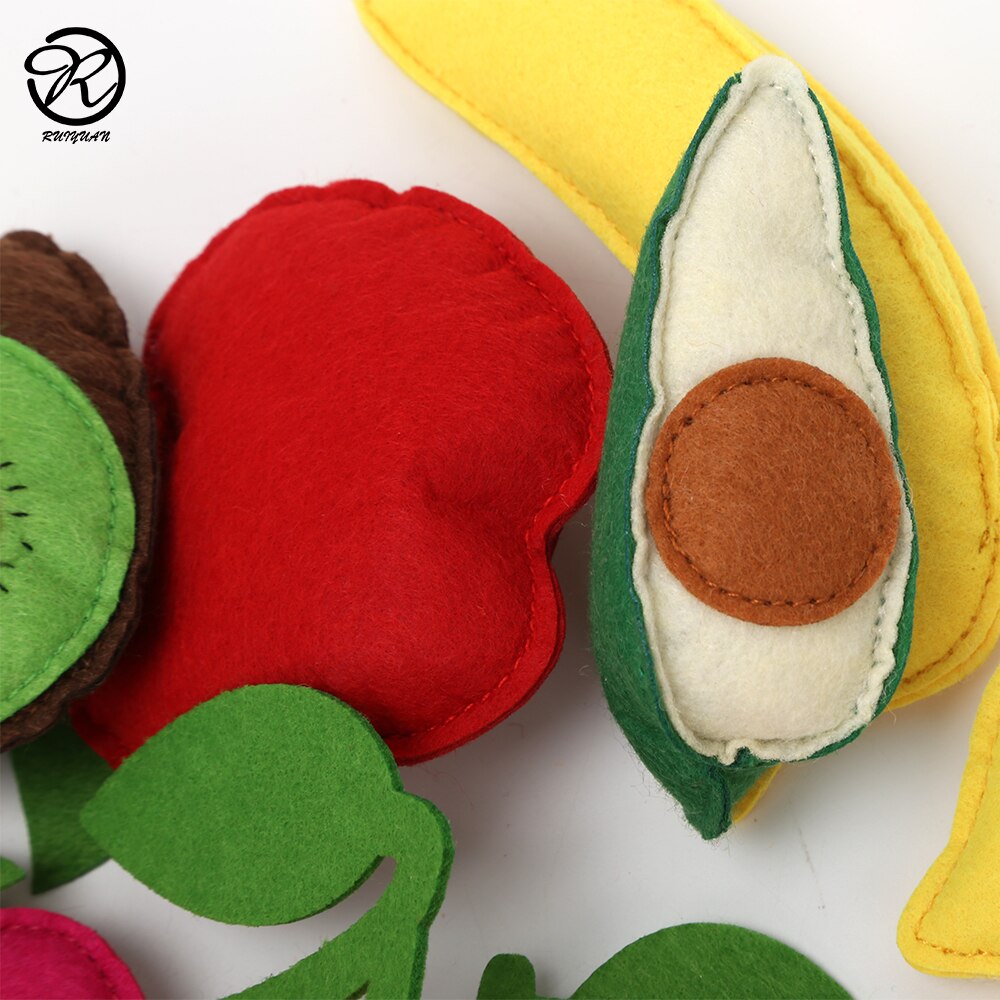 Toddler Learning Toys Felt Fruit Vegetables Set Pr... – Vicedeal