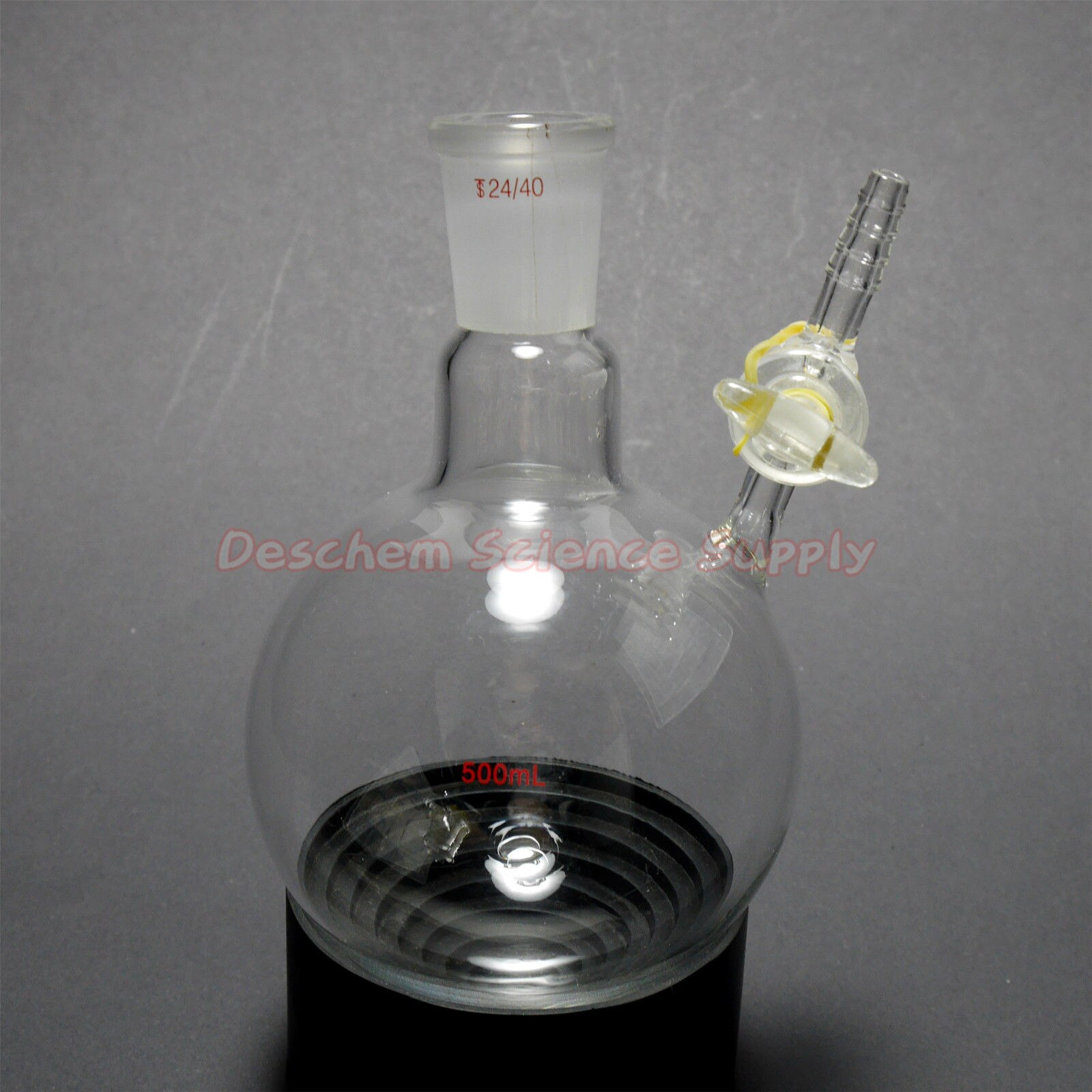 500ml 24/40 Lab Reaction Flask With Glass Stopcock... – Vicedeal