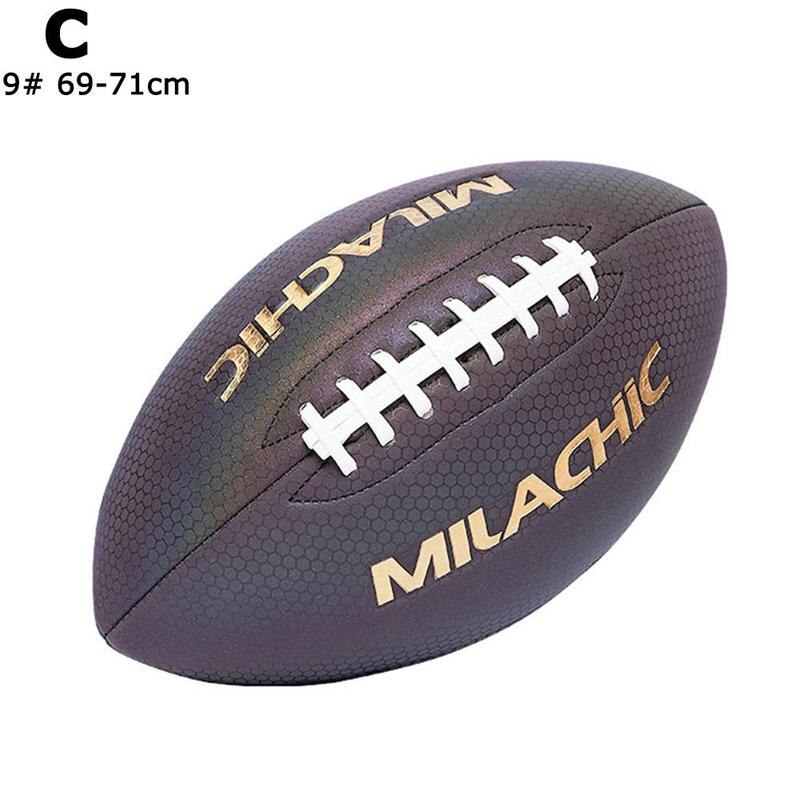 3/6/9 Size Fluorescent Reflective Football America... – Vicedeal