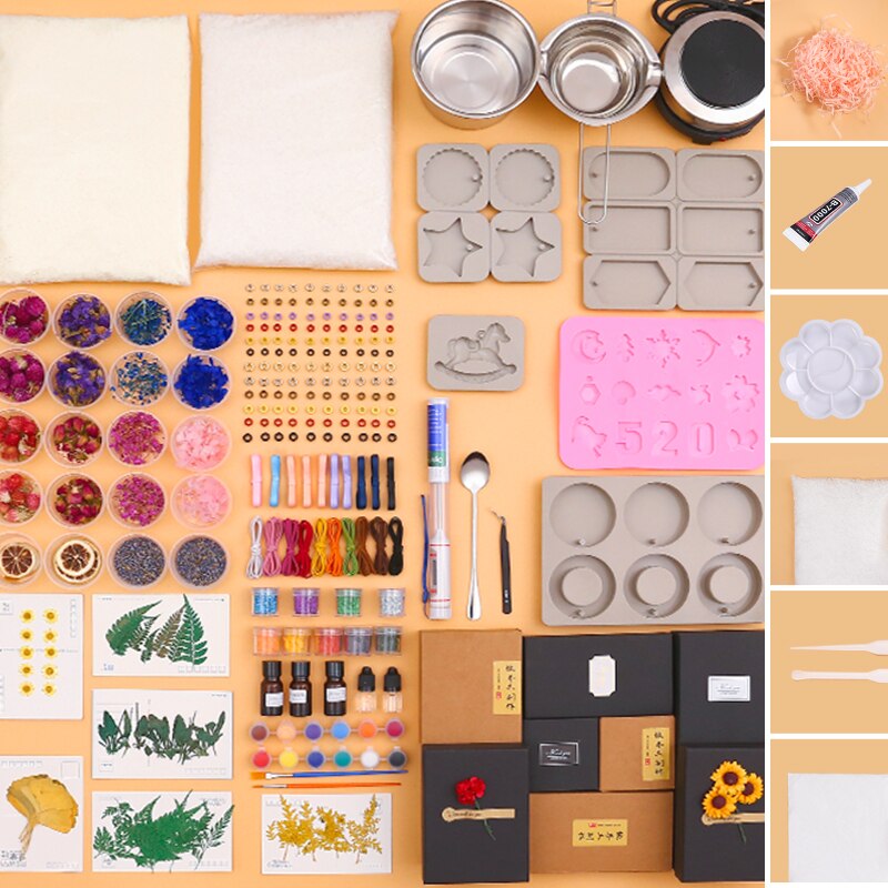 Handmade Candle Sets Accessories Making Kit Soy Wa... – Grandado
