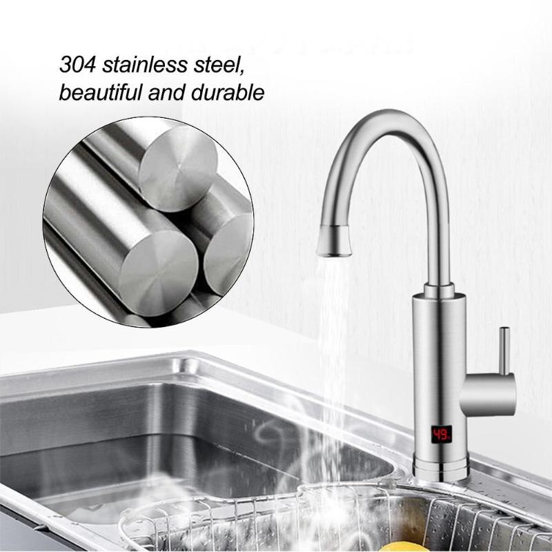 Rostfri kran momentan vattenvärmare kran med varmv... – Vicedeal