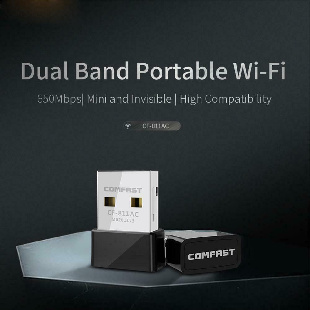 Portable wifi Dual-band 650M USB Wifi Adapter AC W... – Grandado