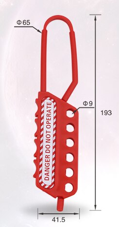 3 Hole 6 Hole Nylon Safety Lockout Hasps Safety lo... – Grandado