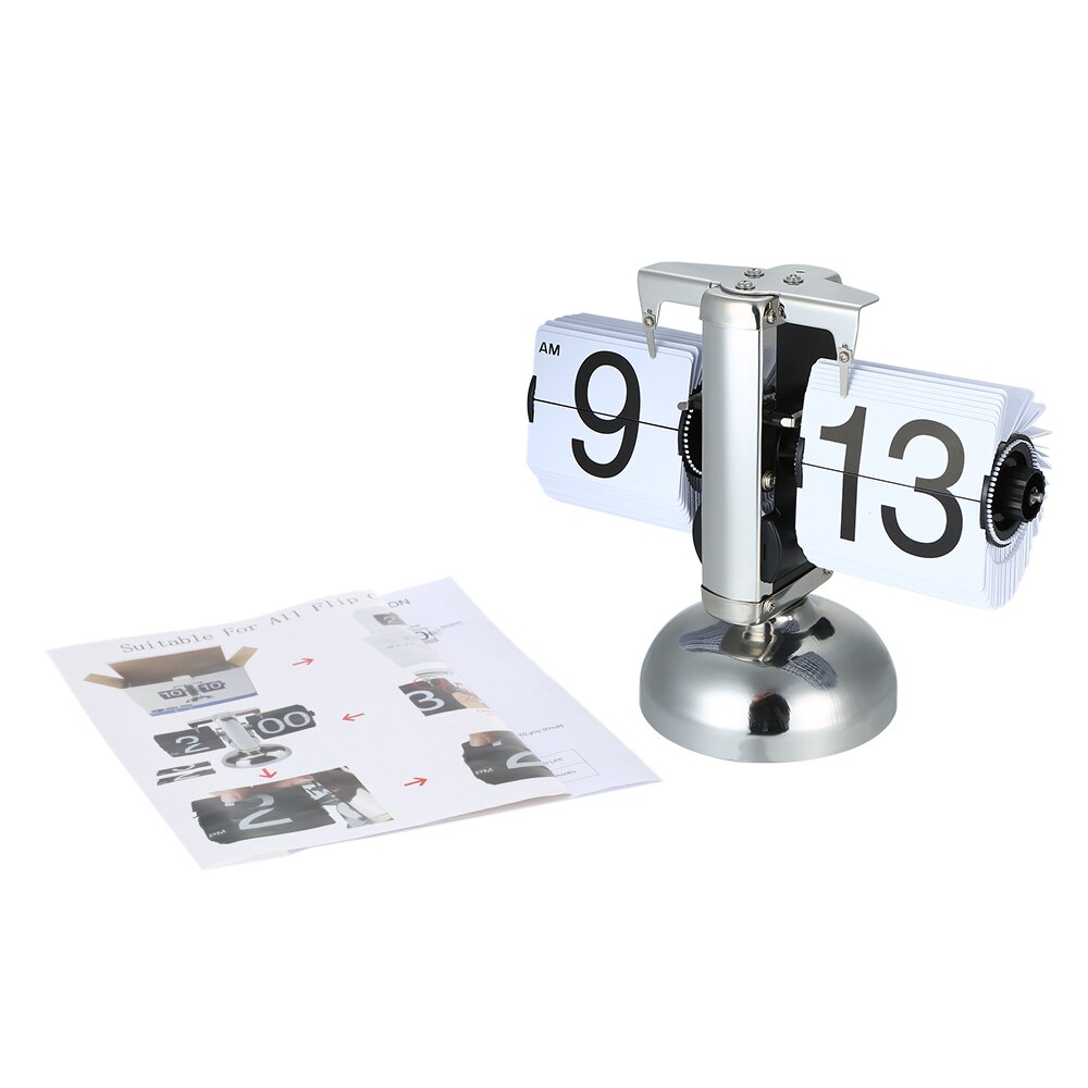Retro Scale Table Clock Retro Flip Over Clock Stai... – Grandado