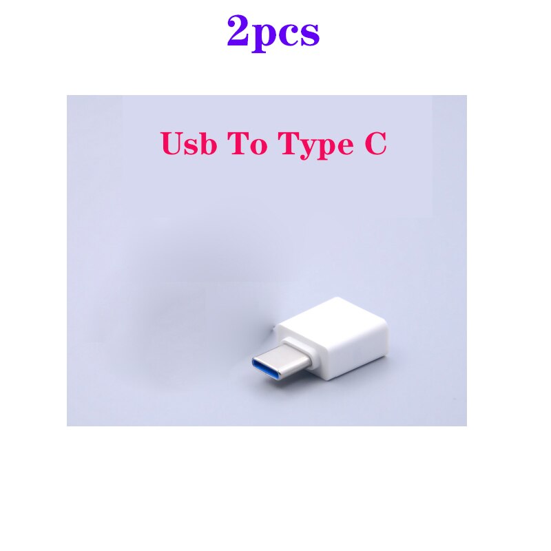 2Pc USB To Type C OTG Adapter USB USB-C Male To Mi... – Grandado