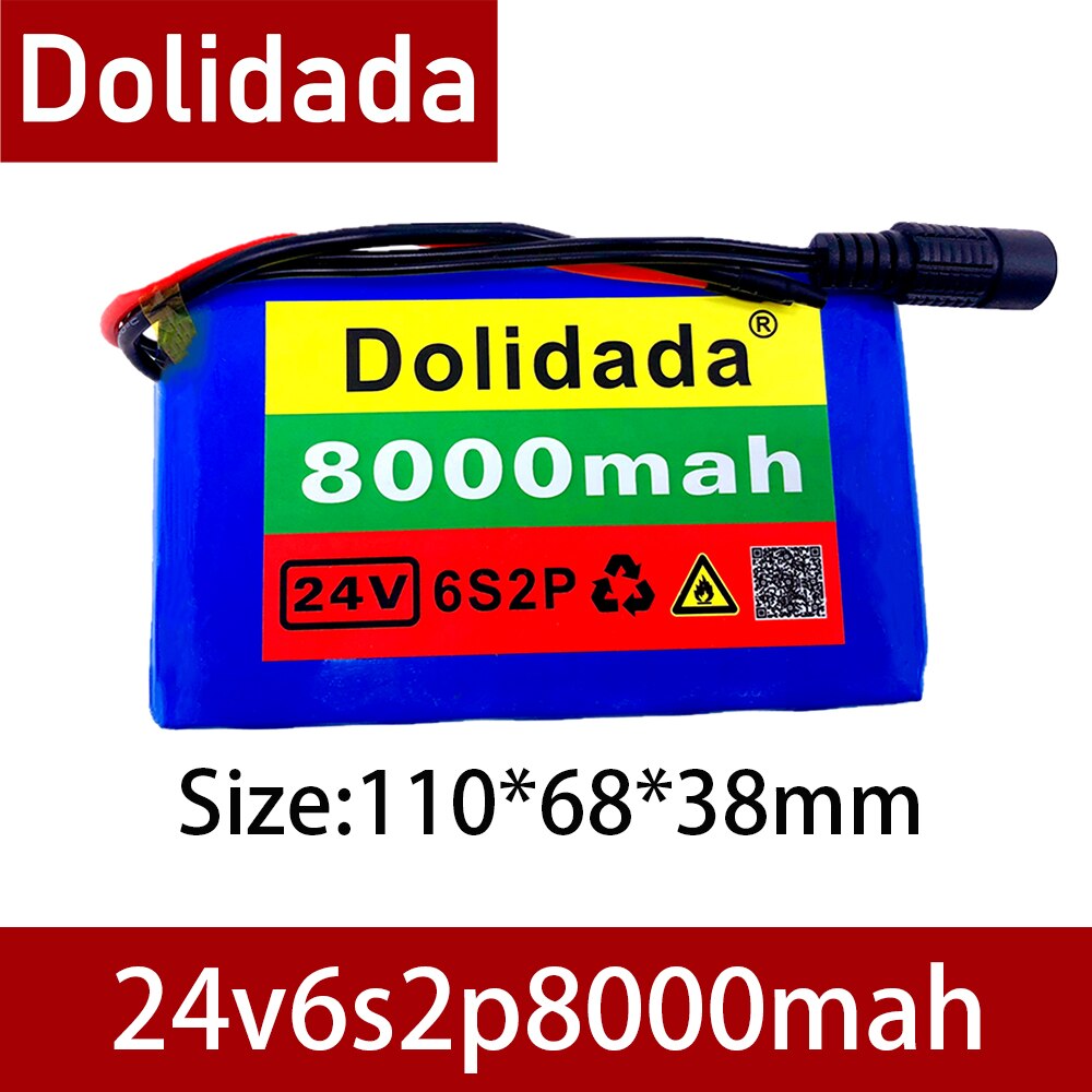 6s2p 24V 8Ah 18650 Battery Lithium Battery 25.2v 8... – Grandado