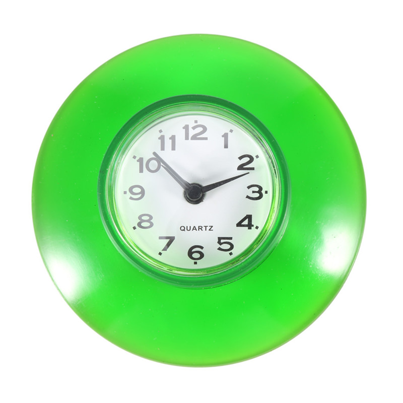 Wall Mount Bathroom Clock Waterproof Mini Watch Ba... – Vicedeal