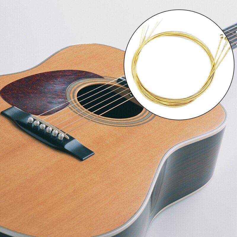 6PCS/Set Acoustic Guitar Strings Colorful Strings ... – Grandado