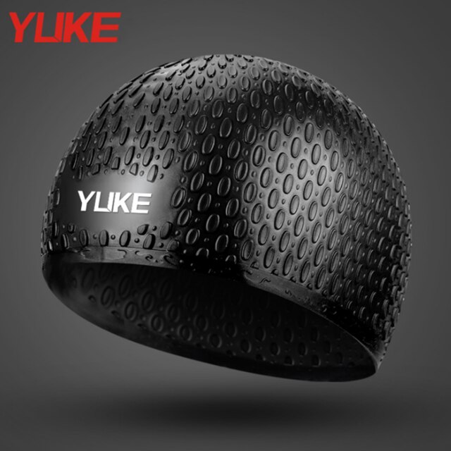 Women Swimming caps Silicone grain Large Long Hair... – Vicedeal