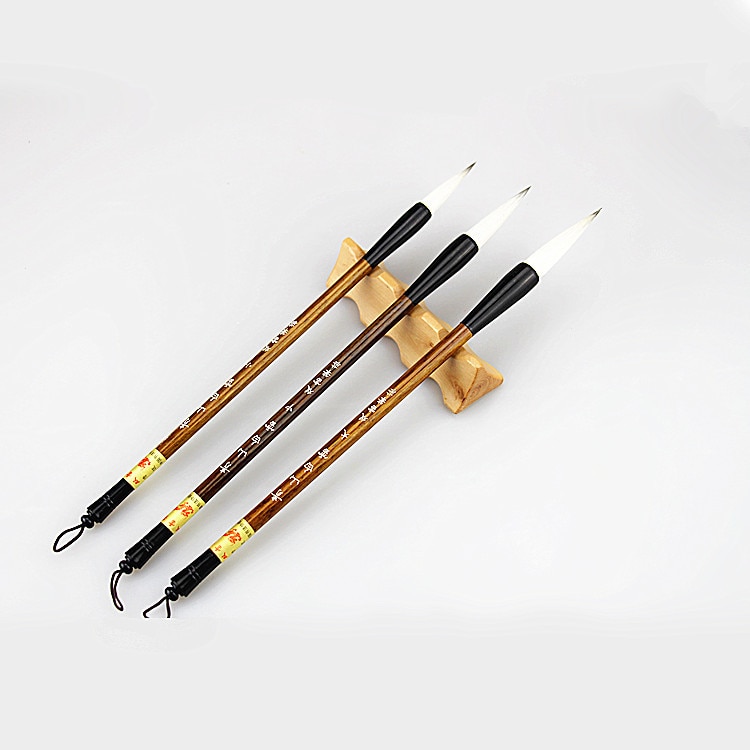 Traditional writing brush and wood rod Qingshan Sn... – Grandado