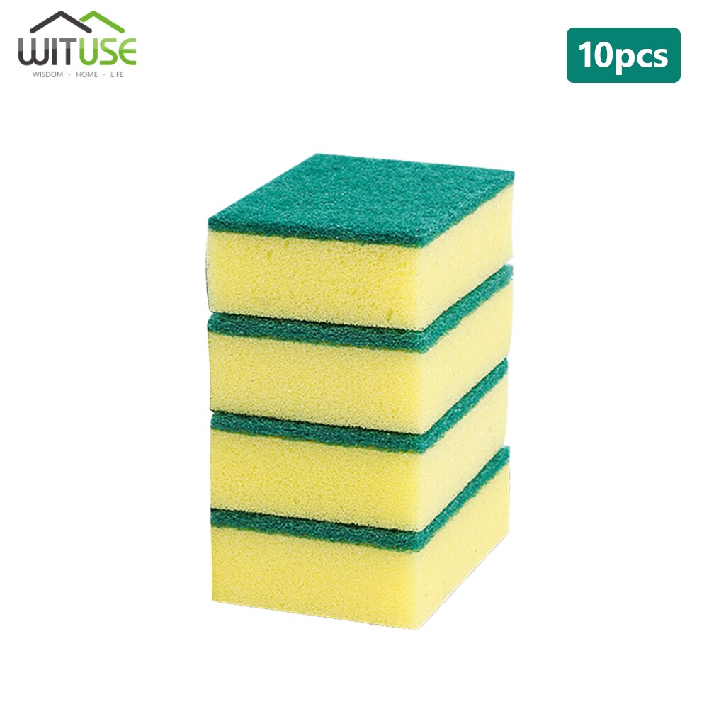 10Pcs 2-Zijdig Scrub Spons Afwassen Spons Keuken A... – Grandado