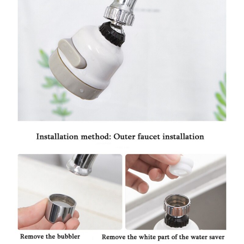 3 Modes 360 Rotatable Tap Aerator Bubbler Flexible... – Grandado