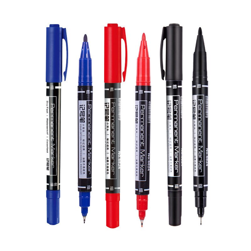 Dual Tip Marker Pen Permanente Vette Verf Handteke... – Vicedeal