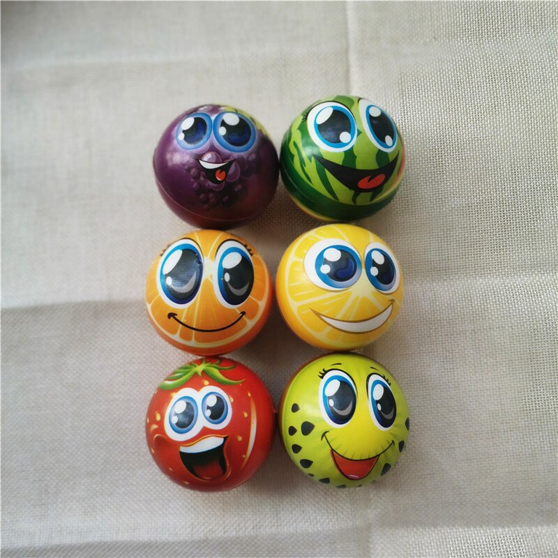 6pcs 6.3cm Anti Stress Balls Soft Foam Sponge Sque... – Grandado