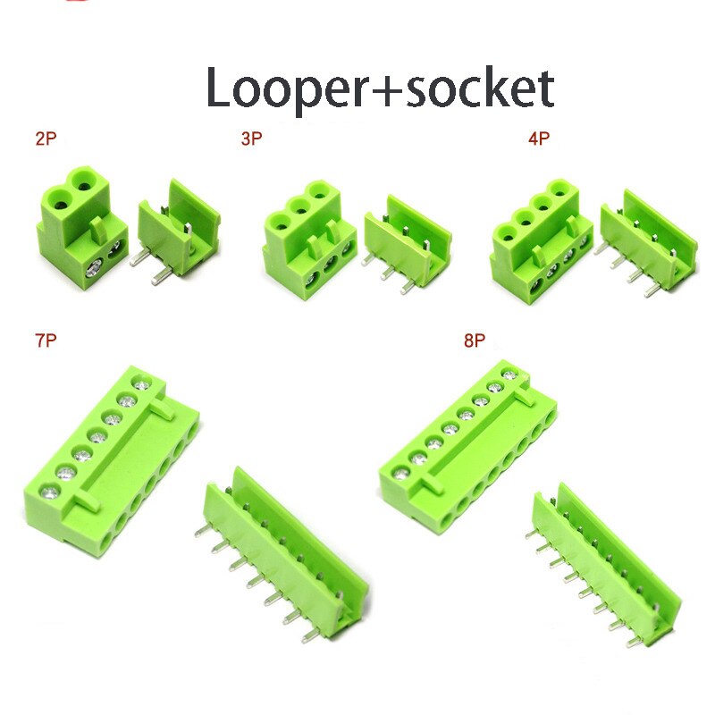 5PCS HT5.08mm connector 2P 3P 4P 5P 6P 7P 8P strai... – Grandado