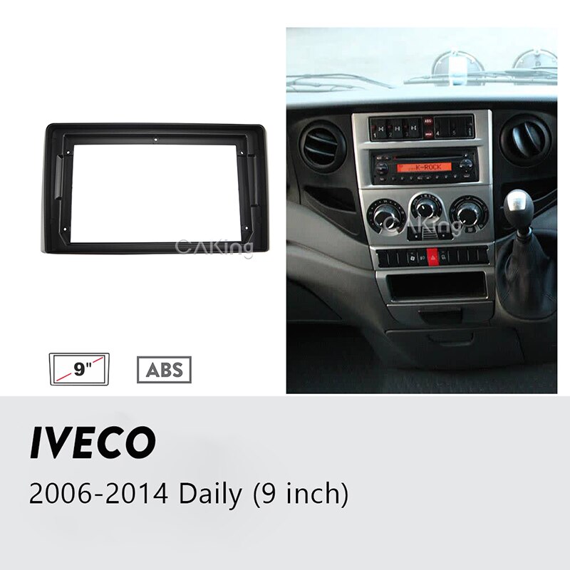 9 inch Car Fascia Panel for Iveco Daily 2006 DVD P... – Grandado