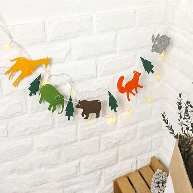 1Set Kids Zoo Safari Jungle Animal Banner Animal G... – Grandado