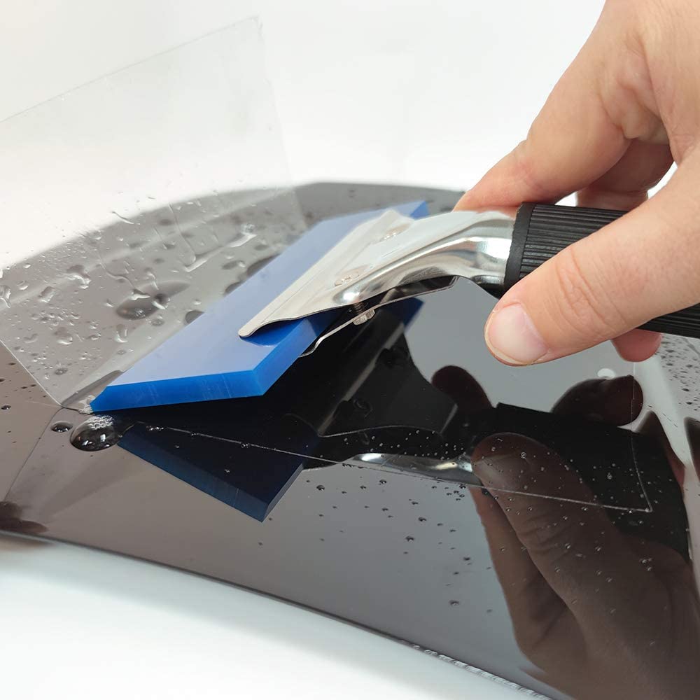 FOSHIO BlueMax Rubber Scraper Blades Shovel Handle... – Grandado