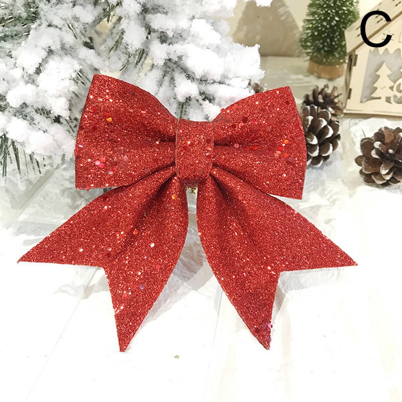 1pc Large Red Gold Sparkling Glitter Christmas Rib Vicedeal
