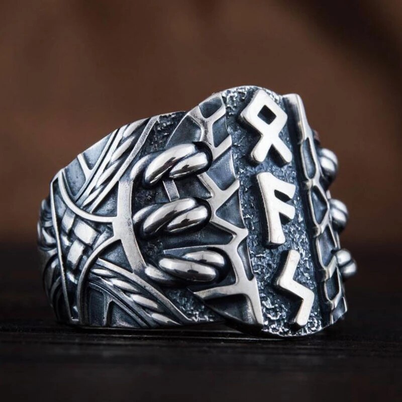 Eyhimd Viking Mens 316L Rvs Ring Odin Norse Amulet... – Grandado