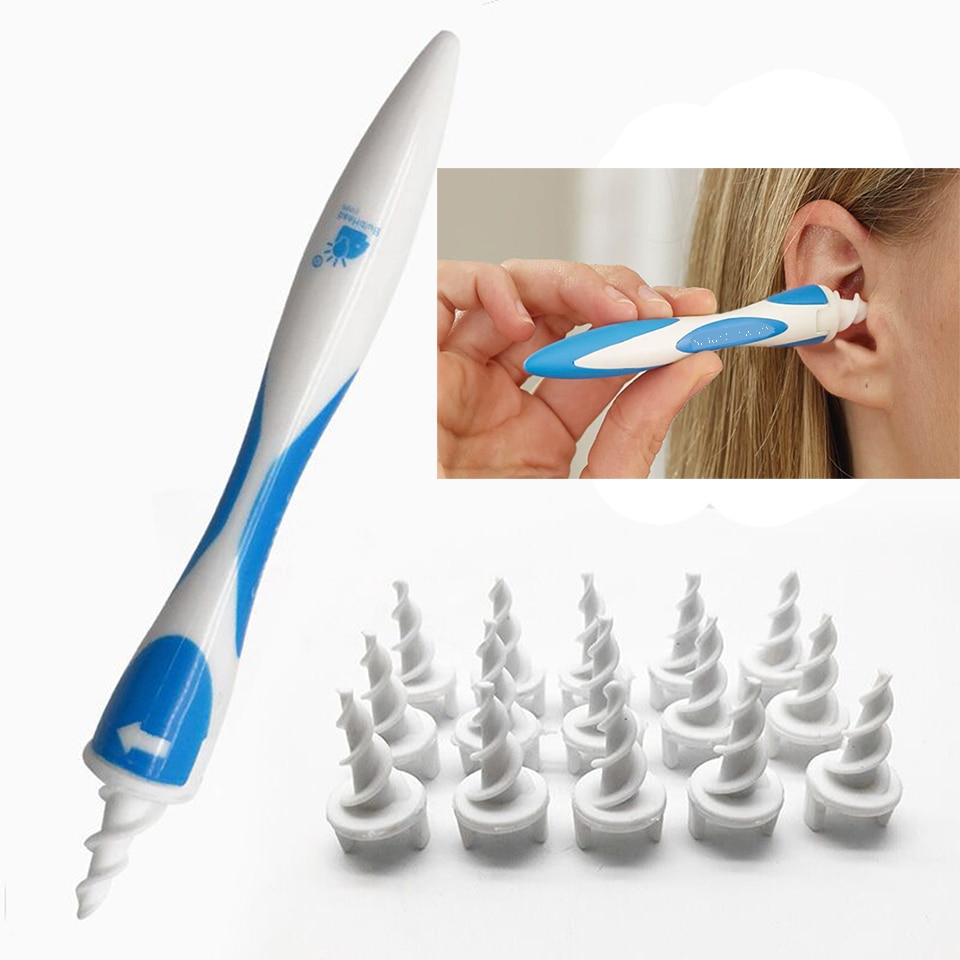 Swab with 16 Tips Rotating Ear Cleaner Easy Earwax... – Grandado