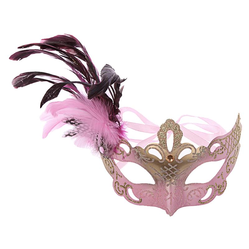 FunPa Venetian Stylish Mask For Women Feather Lady... – Grandado