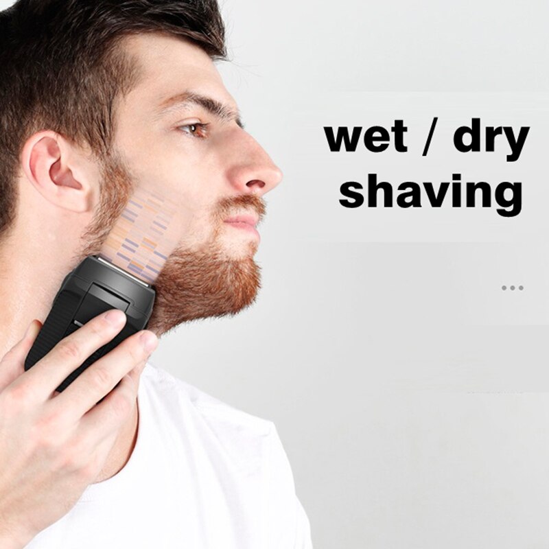 Powerful rechargeable shaver for men waterproof el... – Grandado