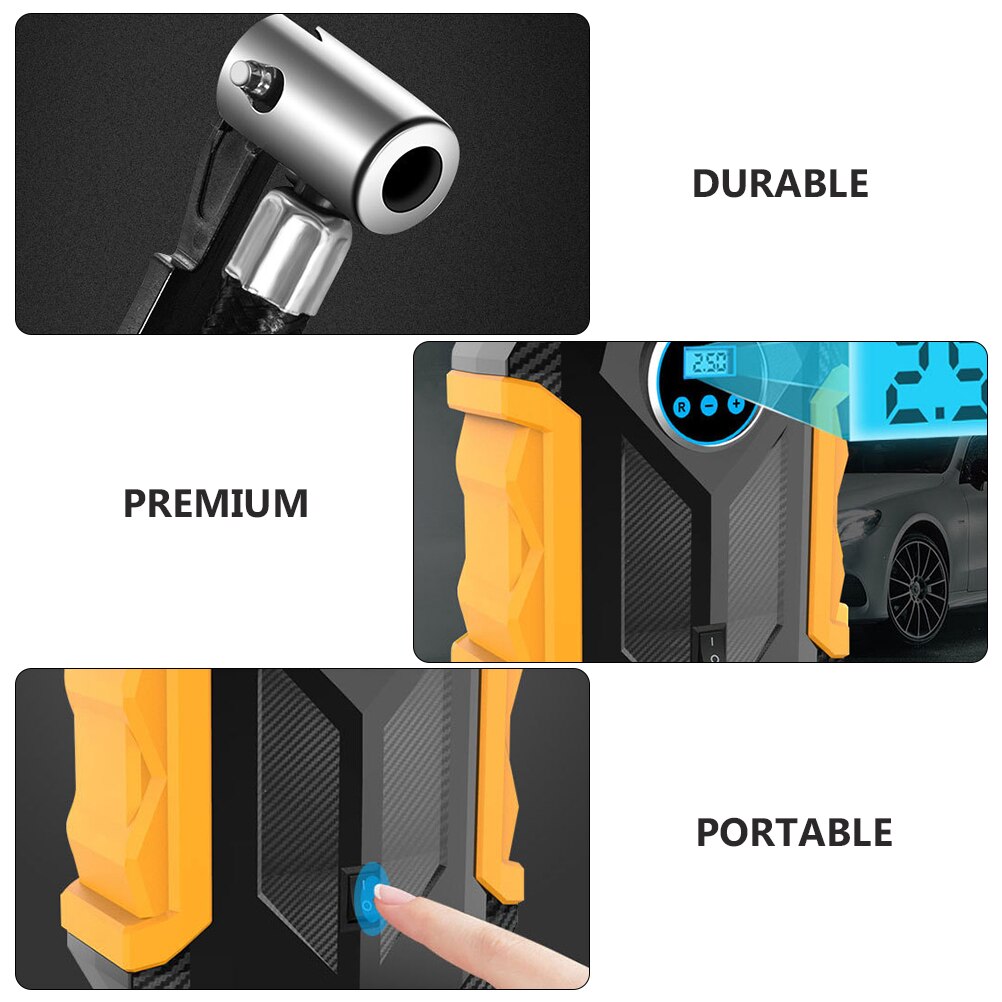 1pc 12V Vehicle Smart Air Pump Mini Tire Inflator ... – Grandado