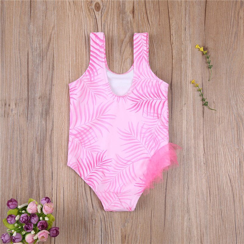 Kids Swimsuit 3~12Y Girls One-piece Swimsuit Child... – Grandado