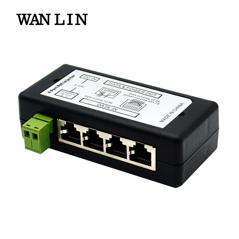 WANLIN 4CH 8CH PoE Injector for Surveillance POE I... – Grandado