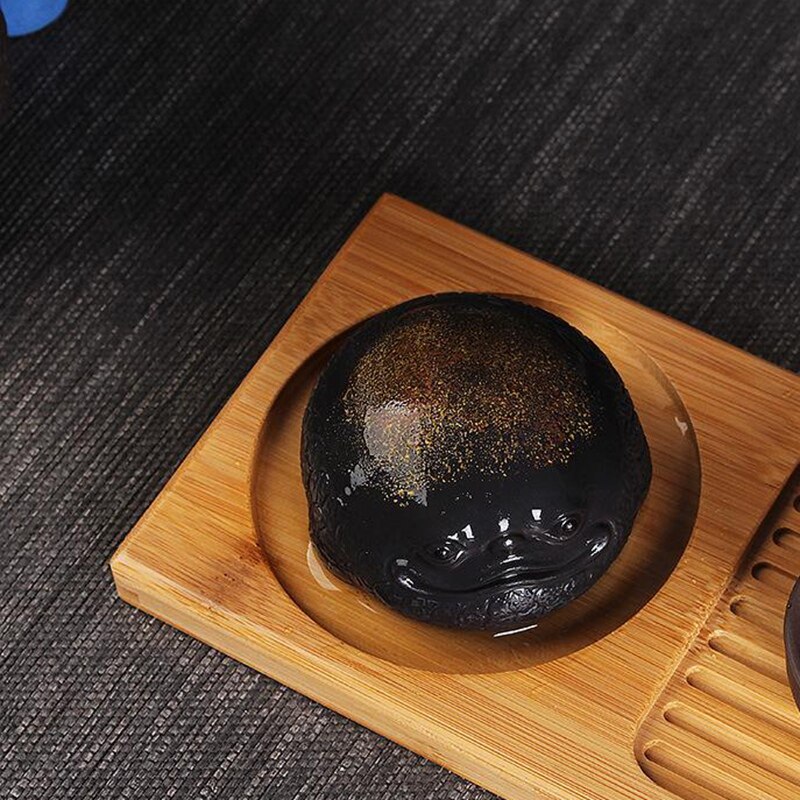 Purple Sand Golden Toad Tea Pet Can Raise Lucky Te... – Grandado