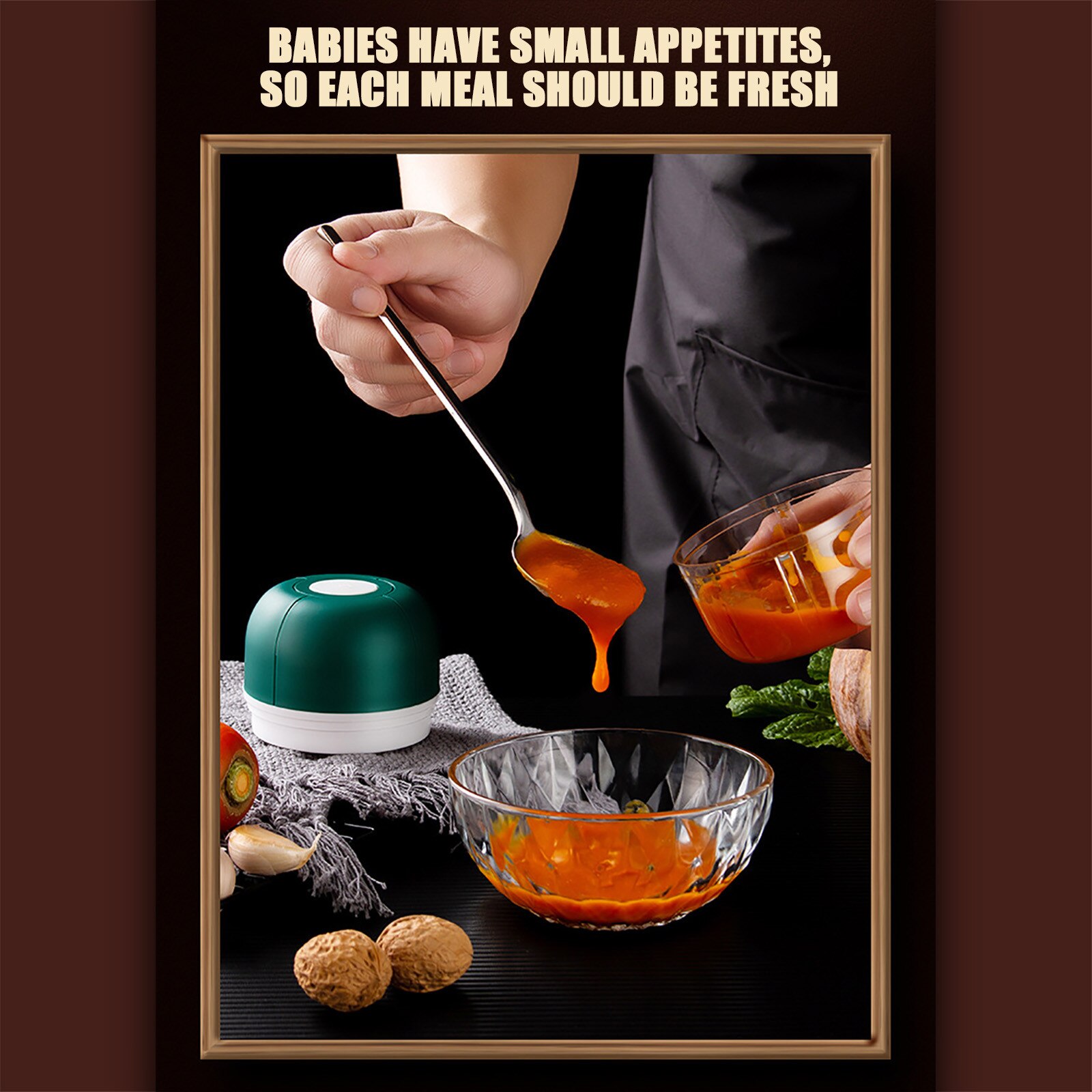 Newes Wireless Mini Electric Food Chopper Vegetabl Vicedeal