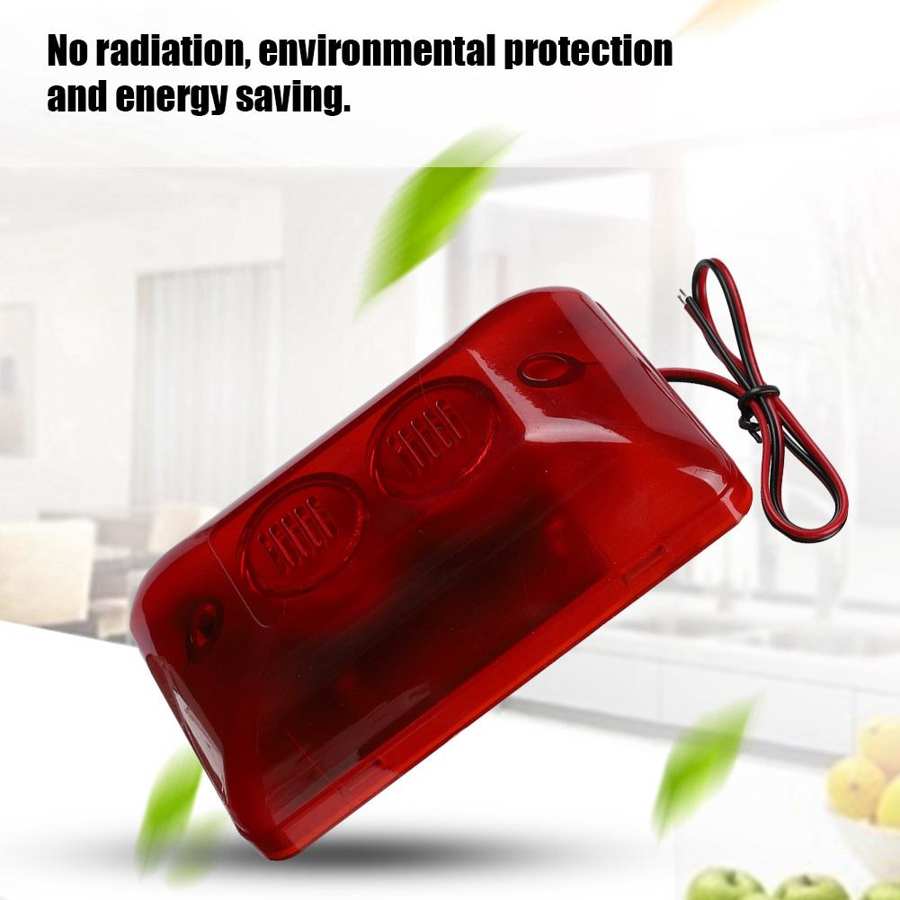 12V 15W Wired Strobe Siren Sound Alarm Strobe Flas... – Vicedeal
