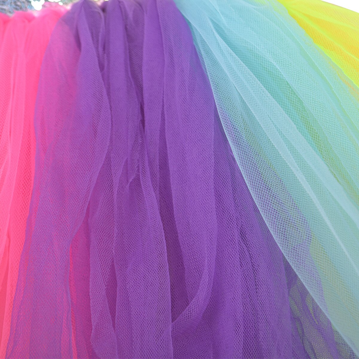 Regenboog Pailletten Tutu Jurk voor Kinderen Mode ... – Grandado