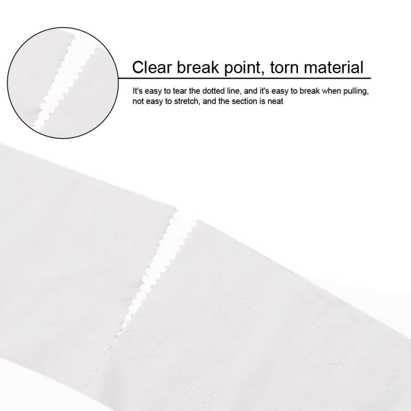 2 Roll 4 Layers Toilet Paper Original Wood Pulp Sa... – Grandado