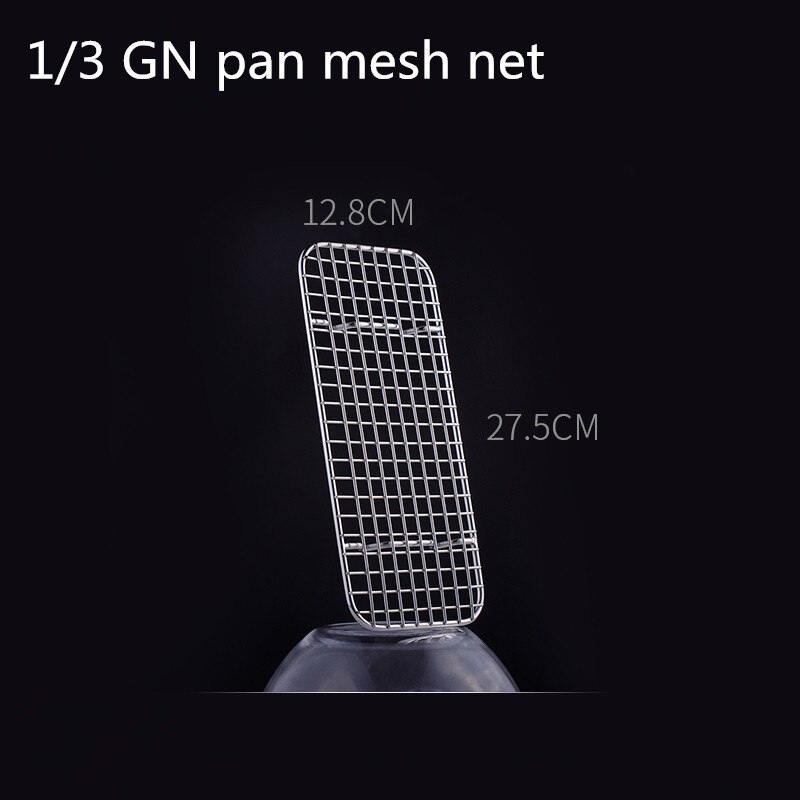 GN pan mesh net BBQ net Stainless steel basin oil ... – Grandado