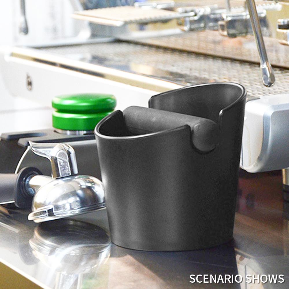 Portable Black Espresso Waste Bin Coffee Grounds C... – Grandado
