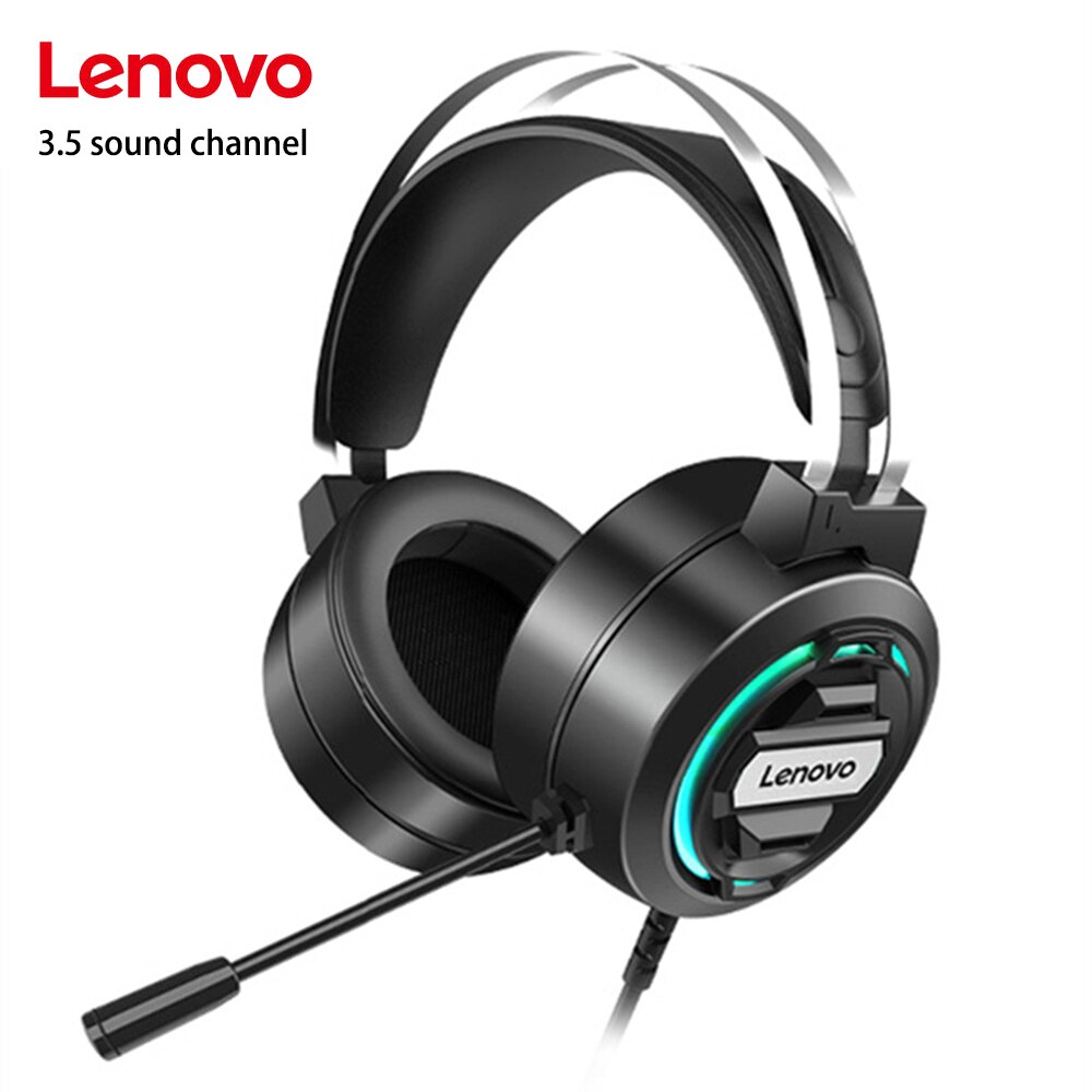 Lenovo H401 Headphone USB Wired Over-Ear Gaming He... – Grandado