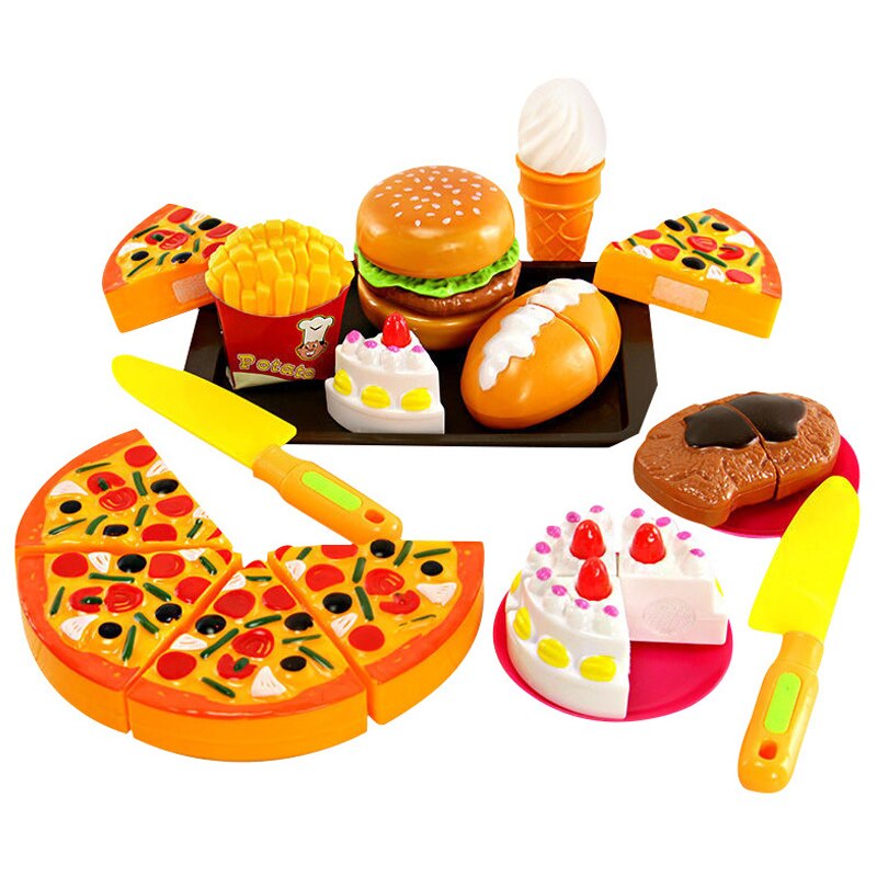 Simulation Food Children Pretend Kitchen Toys Hamb... – Grandado
