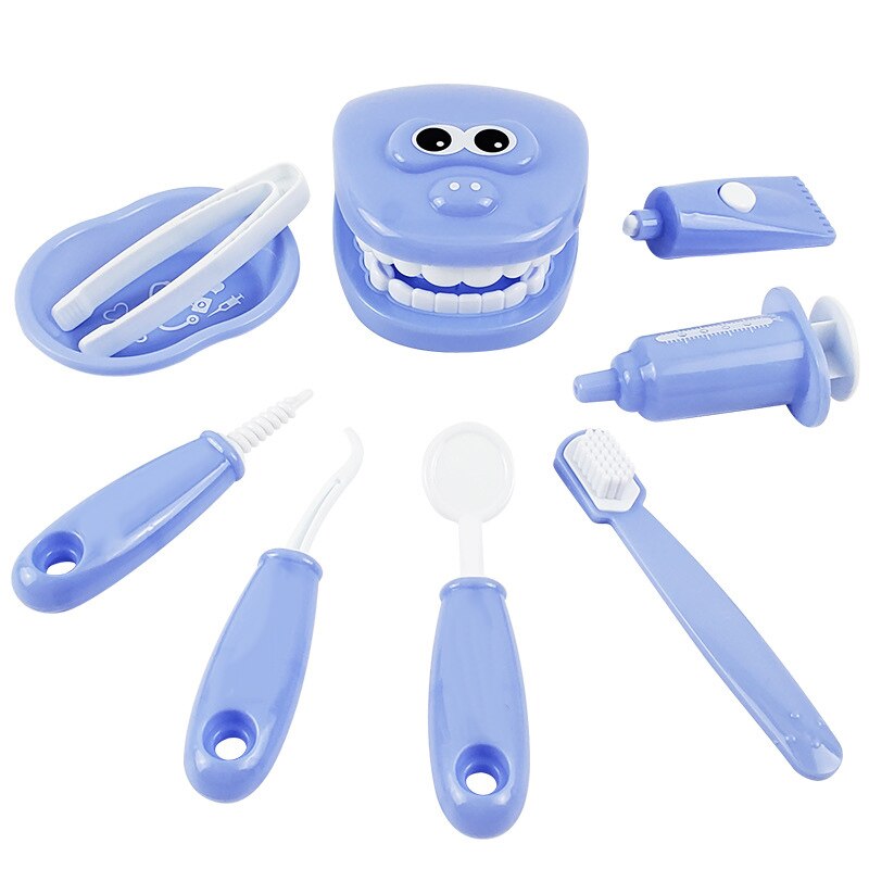9pcs/Set Kids Pretend Play Toy Dentist Check Teeth... – Grandado